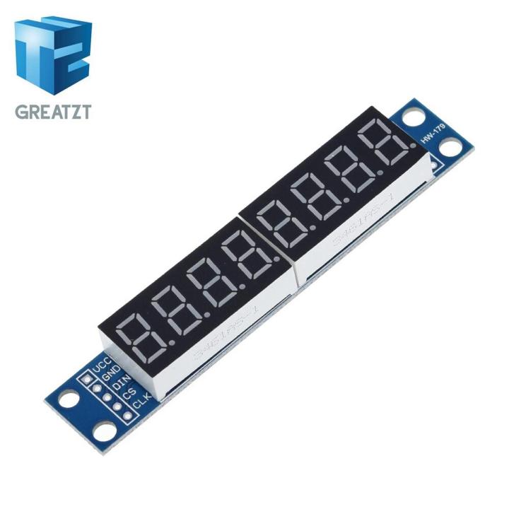 【happy one】MAX7219 CWG 8-Digit Digital Tube Display Module Red IO for ...