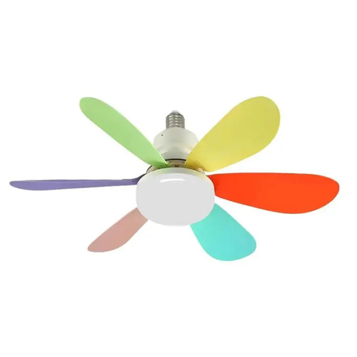 Ceiling Fans With Lights E27/26 Socket Screw Ceiling Fan Multicolor,B ...