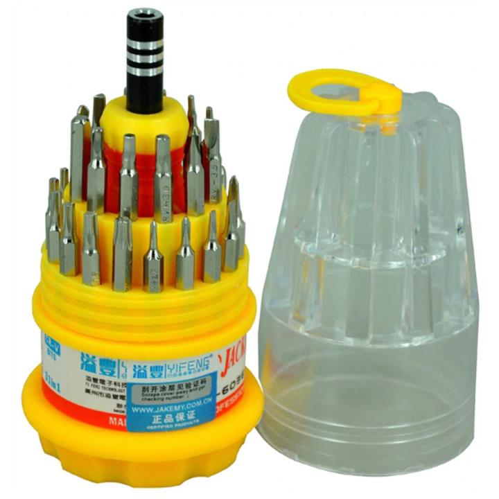 31-in-1 Screwdriver Tool Set For Precision Instrument- Yellow | Daraz ...