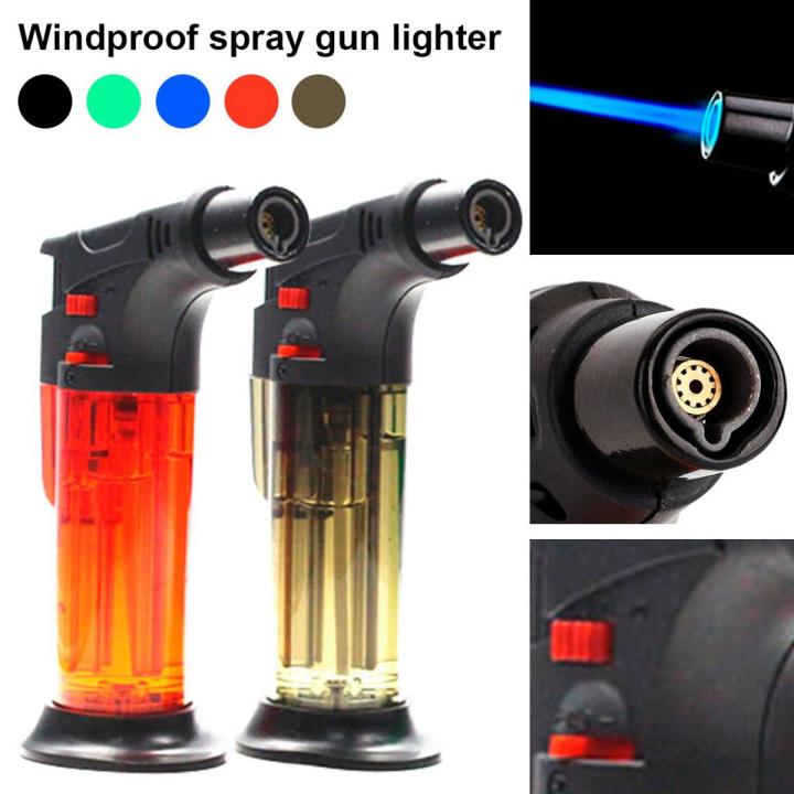 BBQ Kitchen Welding Torch Lighter Butane Jet Gas Lighter Turbo Portable ...