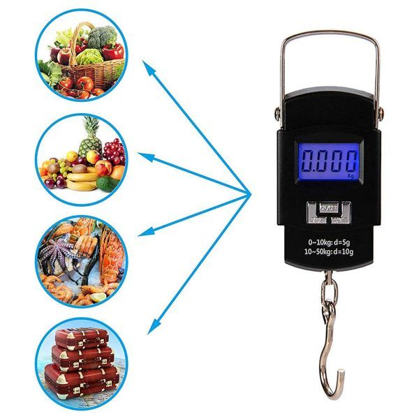 Portable Electronic Scale, Digital Hanging Weight Scale,Portable Weight ...