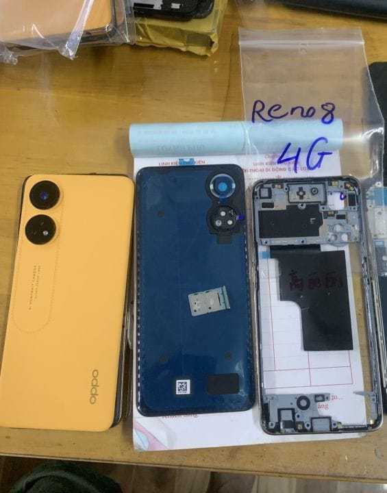 oppo reno 8t 4g (Backshell) Back Panel with Side Frame Housing | Daraz ...