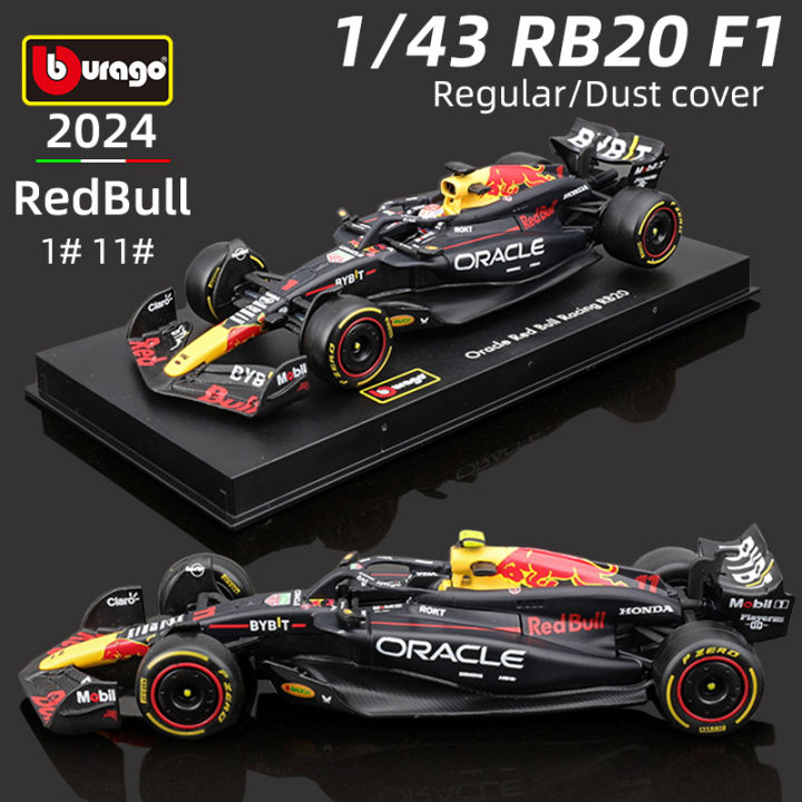Model Bburago 1:43 Red Bull Racing RB20 F1 # 1. Verstappen # 11 Perez ...