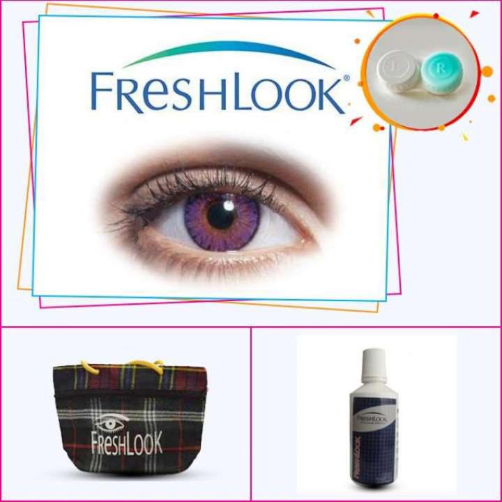 Freshlook Amethyst Contact Lens(Full Set) | Daraz.com.bd