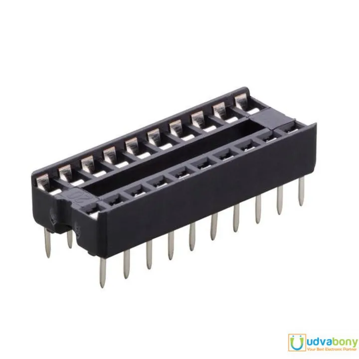 5Pcs- 20 Pin IC Base 20 Pin PCB Mount Low Cost IC Socket DIL DIP IC ...
