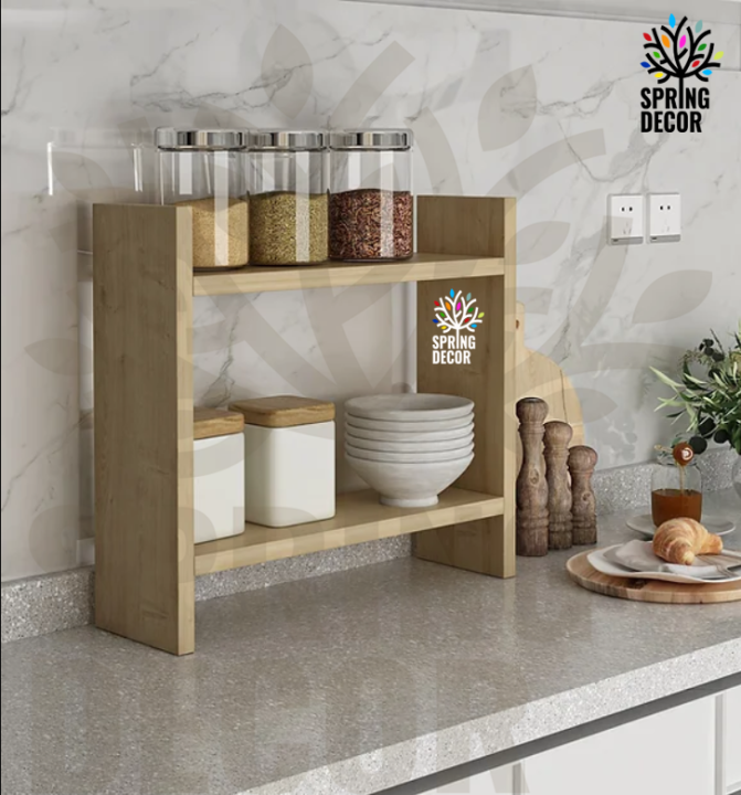 Kitchen storage rack multi Functional Kitchen Rack organizer Shelve Jar ...