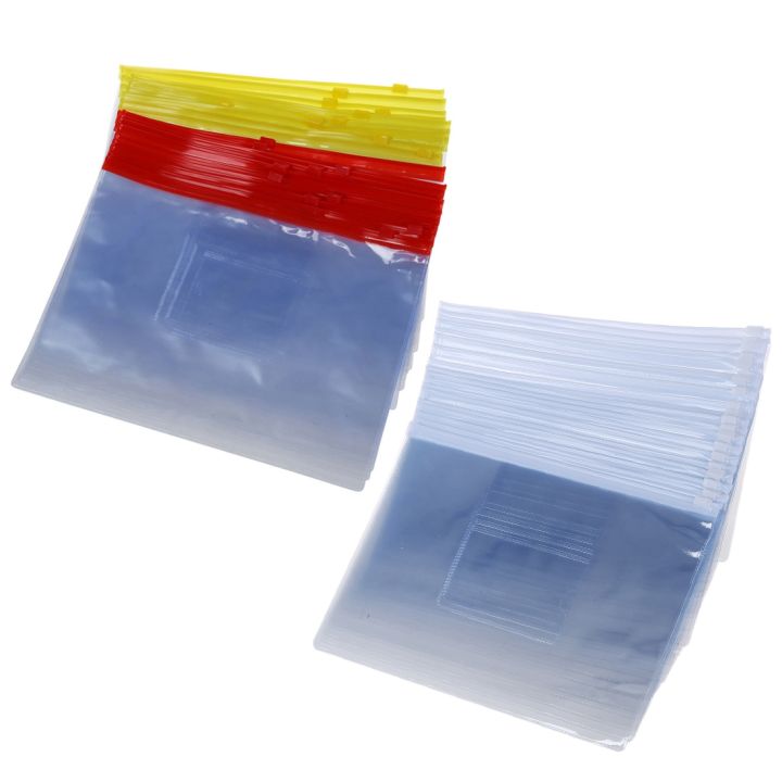 40Pcs Plastic Slider Zip Lock Bags Files Holder for A5 Paper | Daraz.com.bd