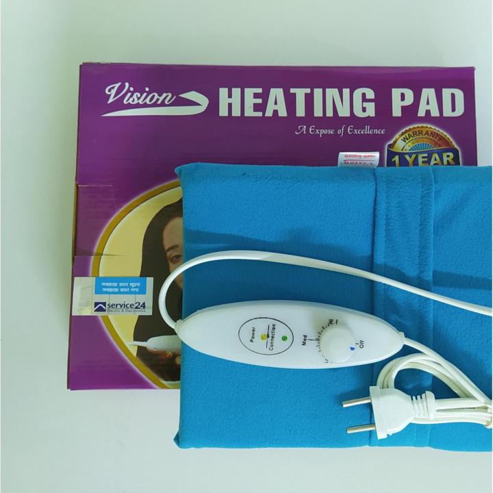 VISION Electric heating Pad for Pain Relief and blood circulation ...