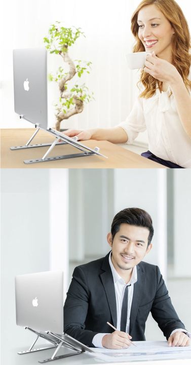 Adjustable Full Aluminum Allow Creative Laptop Stand For 10-17 inch ...