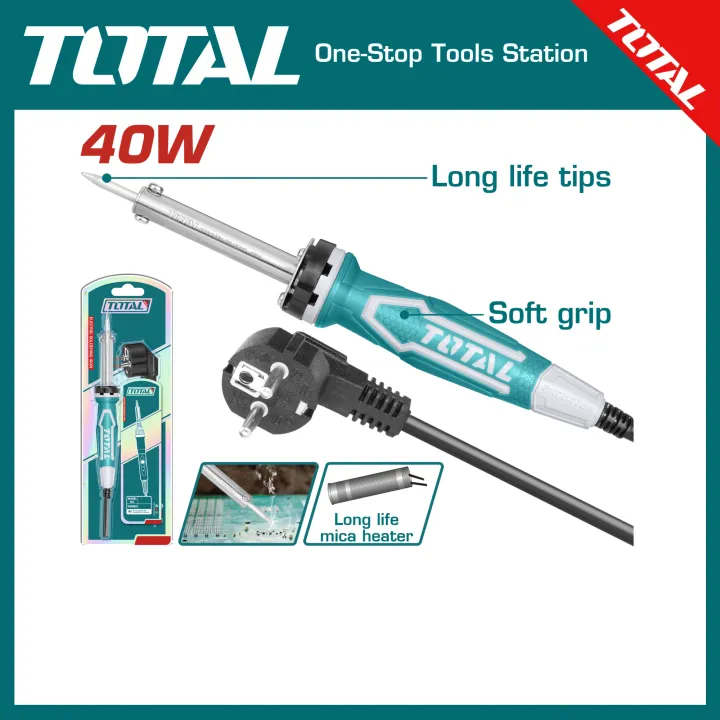 TOTAL Electric Soldering Iron 40W TET1406 | Daraz.com.bd