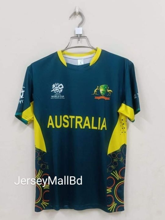 Australia T20 World Cup Jersey - Short Sleeve Jersey For Men ...
