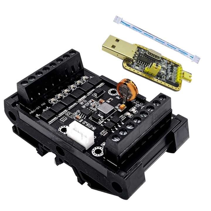 FX1N-14MT PLC Industrial Control Board Replacement Spare Parts Case+USB ...