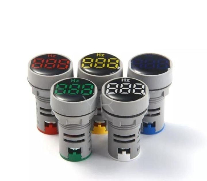 AC60-500V Mini AC Voltage Meter LED Digital Display Red Green Yellow ...