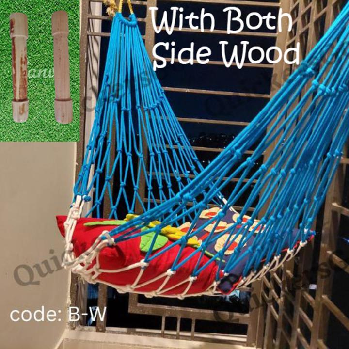 Hand Made Dulna With Wood Adult Rope Bed Hanging Dulna Use For All ...