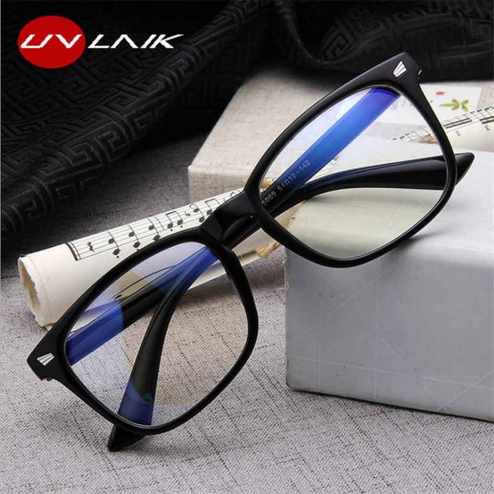 Glasses Black Frame Anti-blue Light Fashion Glasses - Sun Glass For Men ...