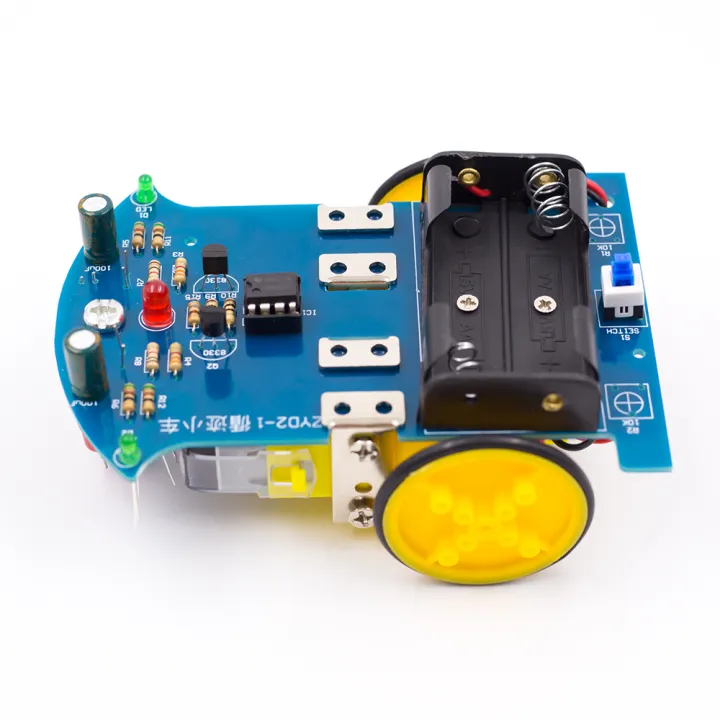 【YIYANGMAOYI111】Smart Tracking Robot Car DIY Soldering Project Kit with ...