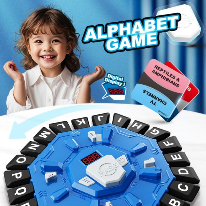 Race Against The Timer Letter Pressing Word Game Chessboard Fast-Paced ...