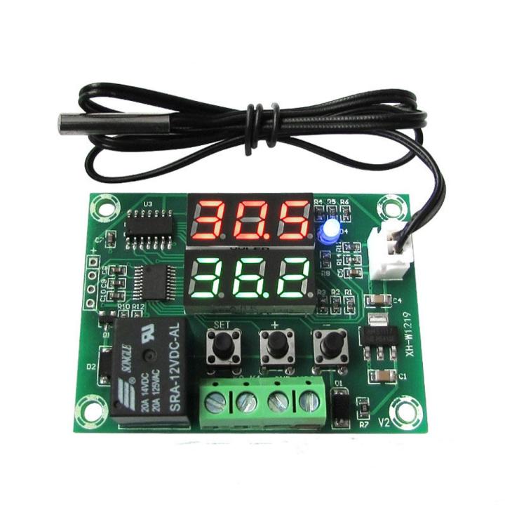 Digital Thermostat Temperature Control Switch Sensor dual color display ...