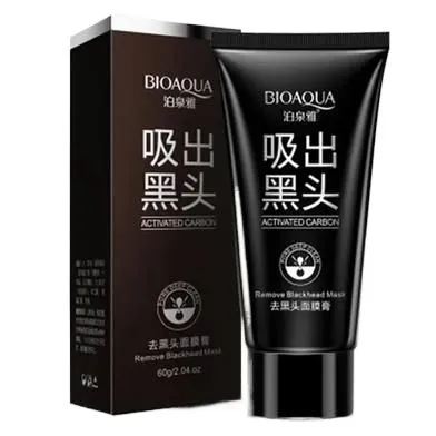 Bioaqua Black Mask Activated Charcoal Blackhead Removal Peel Off Mask ...