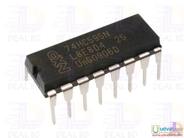 74HC595 8-bit Serial-to-Parallel Shift Register-2pcs | Daraz.com.bd