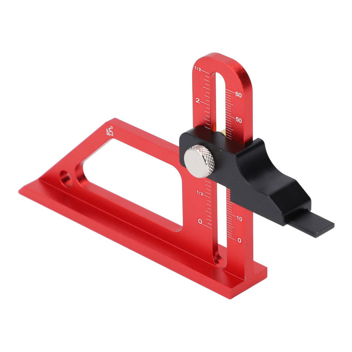 Table Saw Height Gauge Depth Height Measuring Tool Easy Adjustment 0-60mm Metric Inch Scales for ...
