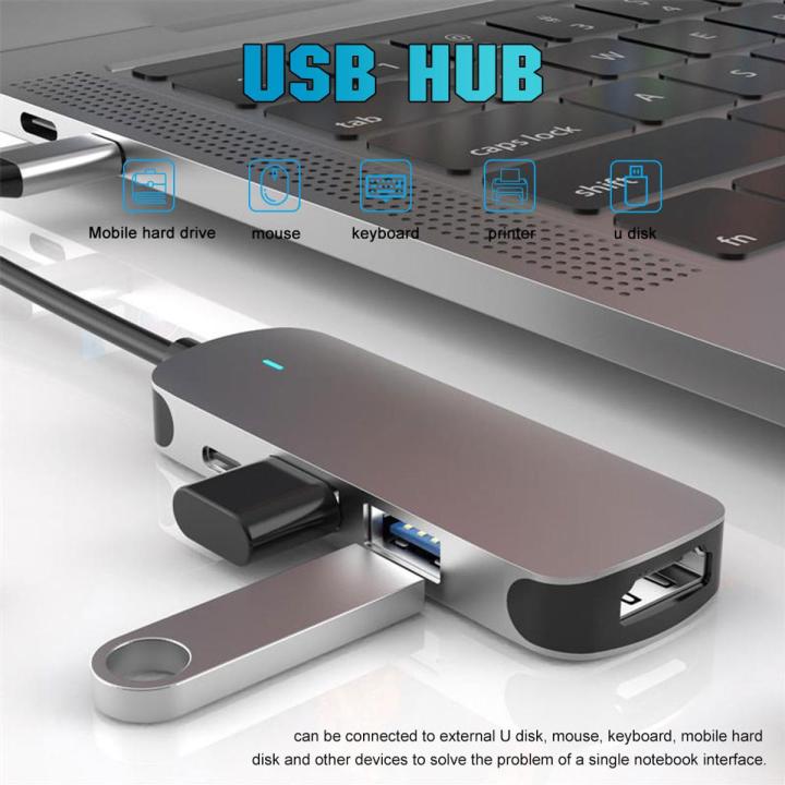【VisioN Shop】Small USB Hub 3.0 Multi USB Splitter 4 USB Port 3.0 Charge ...