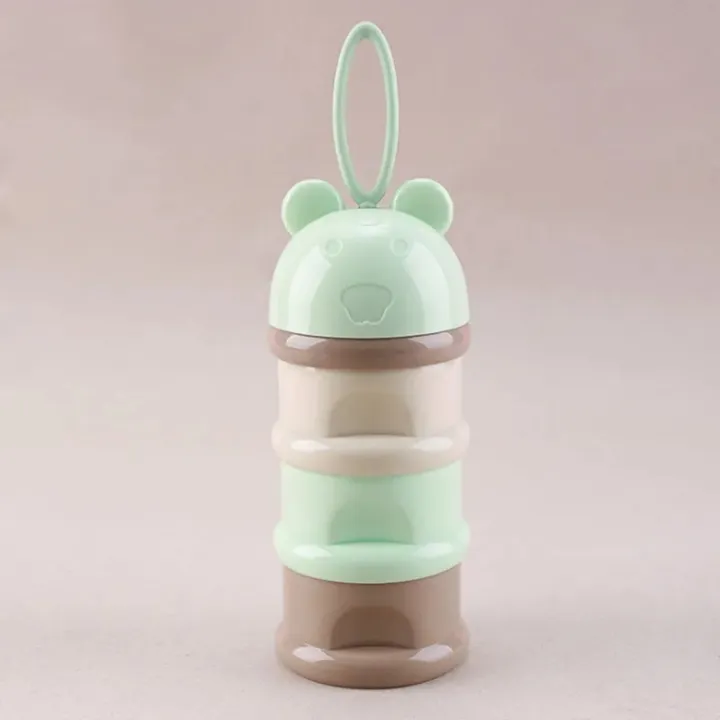【Lejia】Layer Frog Style Portable Baby Storage Essential Cereal Milk ...
