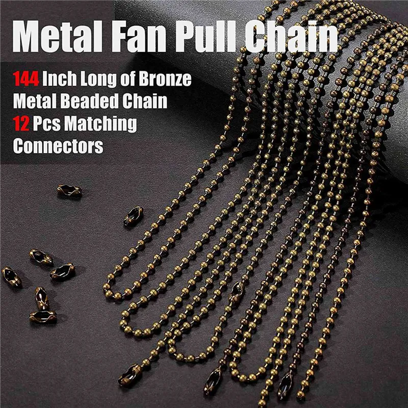 Lighting Pull Chain Replacements 8-Piece Ceiling Fan Chain Pull Set ...