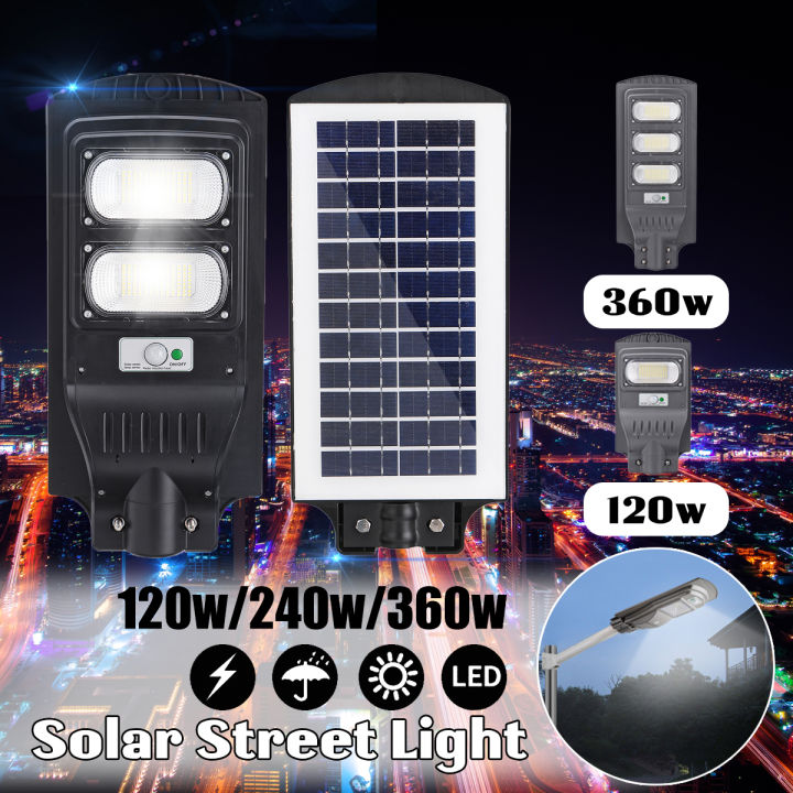 240W Solar Street Light IP65 Waterproof Light Sensor Radars Sensor ...