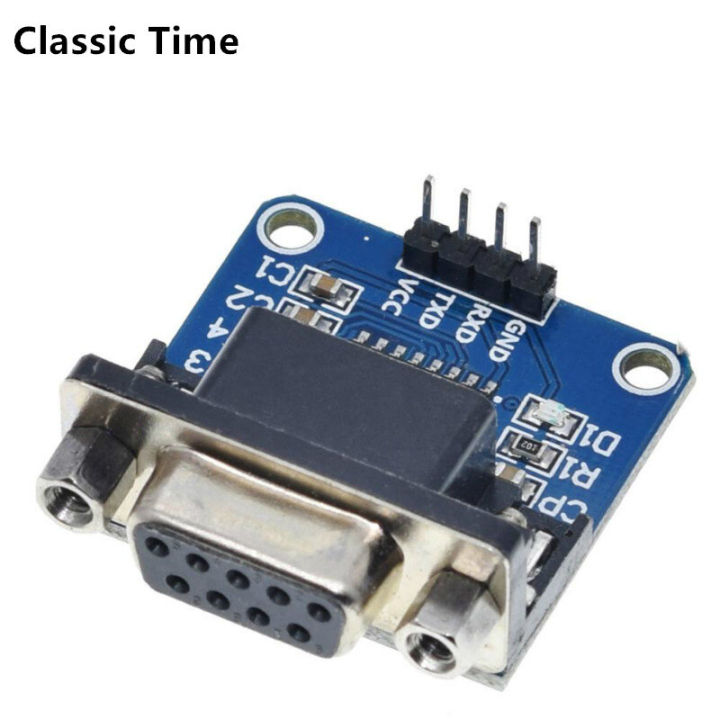 MAX3232 RS232 to TTL Serial Port Converter Module DB9 Connector MAX232 ...