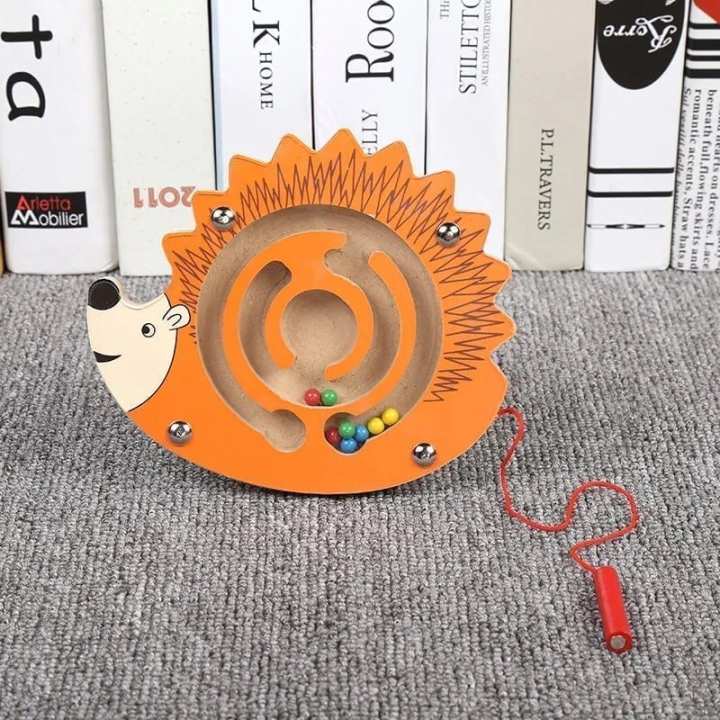 Magnetic Maze Balance Board Wood Game for Kids | Daraz.com.bd