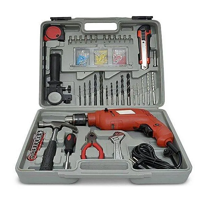 Drill Machine Set -100Pcs - Multi-Color | Daraz.com.bd