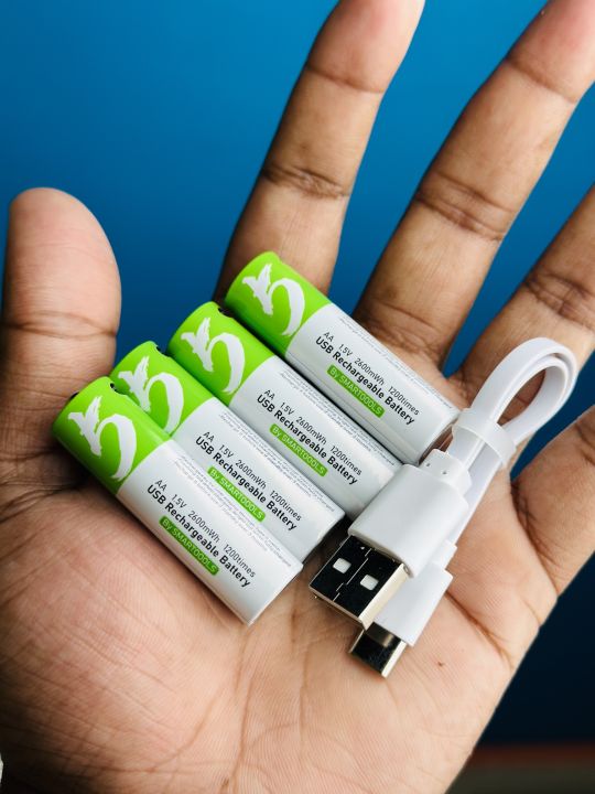 SmarToools RB40 AA 1.5V 2600mWh Rechargeable Battery (4Pcs Set) | Daraz ...