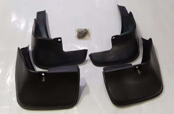 UNIVERSAL Car Black ABS Plastic Fender Mud Flaps Guards | Daraz.com.bd