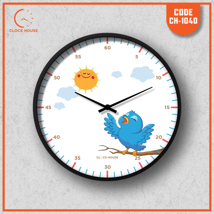 Clock House Bangladesh Children Wall Clock with Battery | Daraz.com.bd