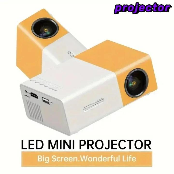 YG300 HD 320x240p Mini LED Projector Support HDMI USB TF Home Audio Multimedia Player Portable ...