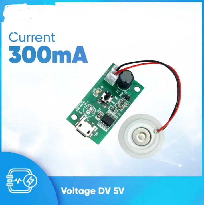 Ultrasonic Mist Maker Atomizing Fogger Humidifier Module D20mm Mist ...