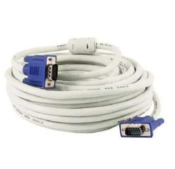 Hi qoality VGA to VGA Cable 20 Meter White Best Resolution: 1024 x 768 ...