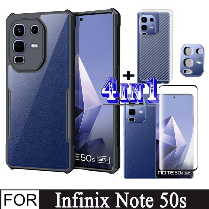 4In1 Infinix Note 50S Tempered Glass Film for Infinix Note 50 Pro Plus ...