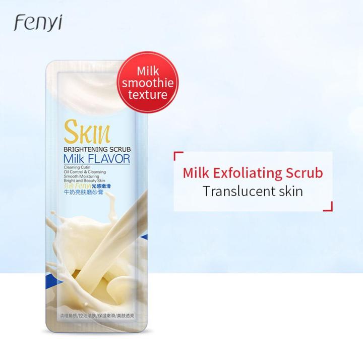 Fenyi Milk Body Exfoliating Scrub - 3gm | Daraz.com.bd