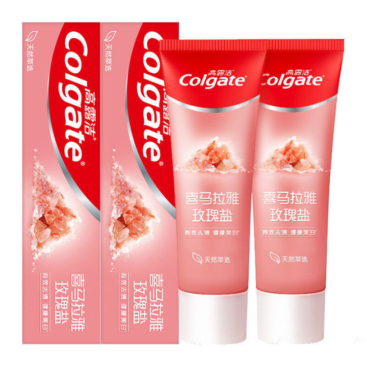 Colgate Himalaya Rose Salt Health Crystal Toothpaste 115g 2-pack Fresh ...