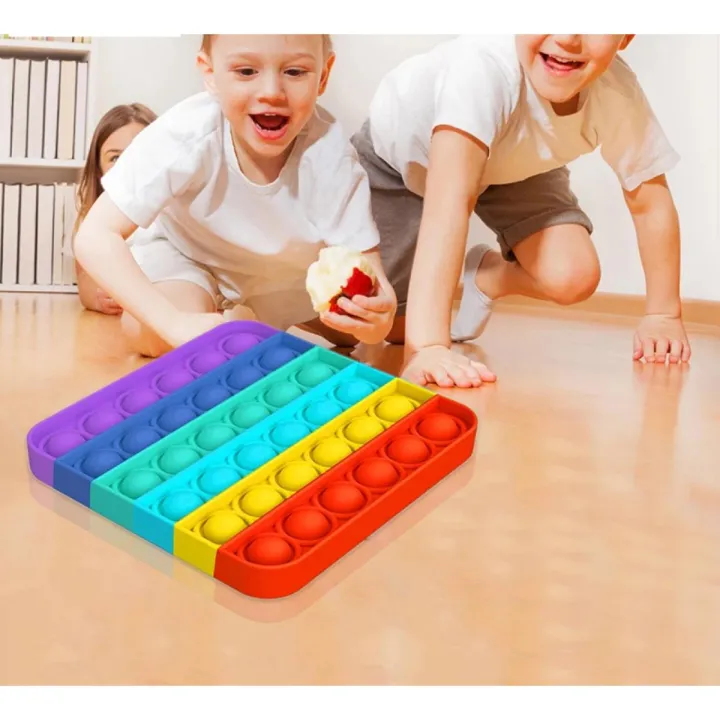 Popid 30cm পুশ পপ বাবল ফিজেট সেন্সারি খেলনা বিশেষ প্রয়োজন স্ট্রেস রিলিভার সিলিকন স্ট্রেস ...