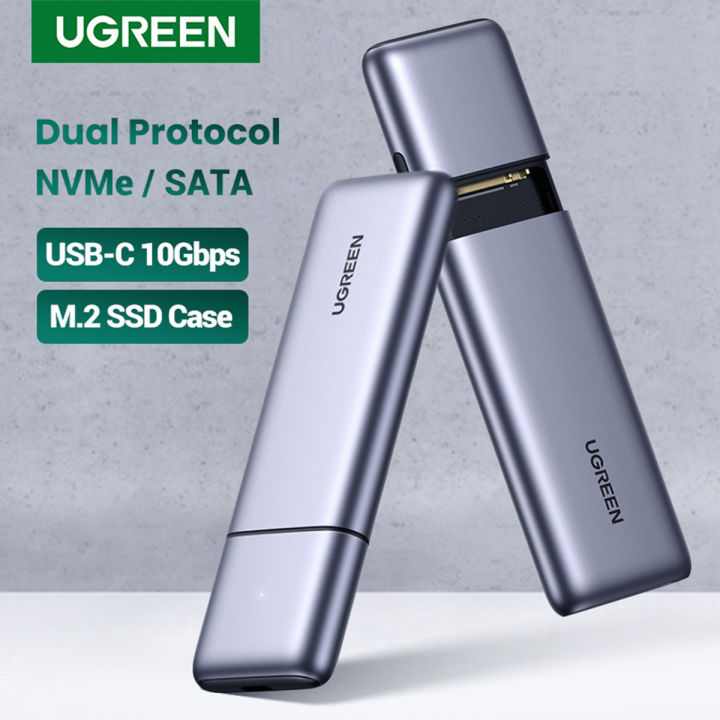 UGREEN M.2 NVMe and SATA SSD Enclosure Reader - 10Gbps USB C 3.2 Gen2 | Daraz.com.bd