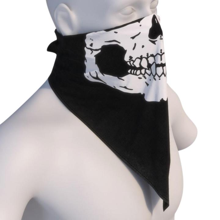 Cycling Ski Skull Handkerchief Half Face Mask Ghost Scarf | Daraz.com.bd