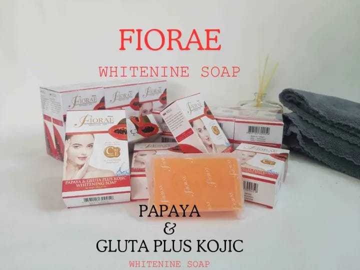 FIORAE PAPAYA & GLUTA PLUS KOJIC WHITENING SOAP 165g. | Daraz.com.bd