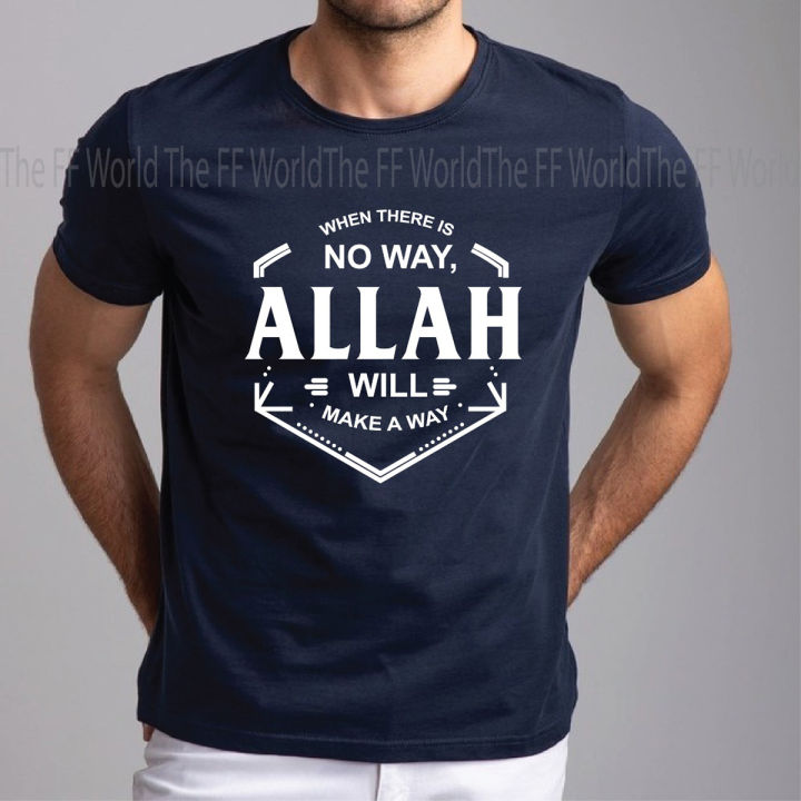 New Export Dizain Allah 100%Cotton High Quality half Sleeve t-shirt for ...