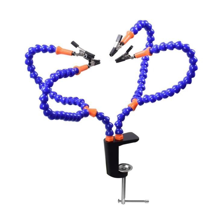 【VisioN Shop】Desk Clamp Third Helping Hands Soldering PCB Holder 4 ...