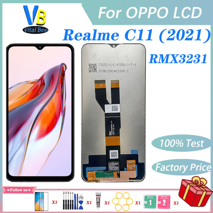 For Realme C11 2021 LCD Display Touch Screen Digitizer Assembly RMX3231 ...