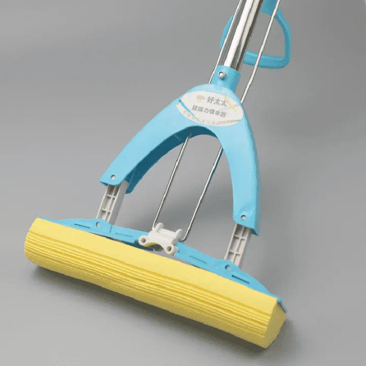 Absorbent PVA Double Roller Sponge Foam Mop with Extendable Handle ...