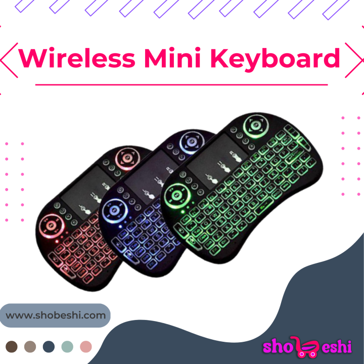 Wireless-Mini Keyboard - Black | Daraz.com.bd